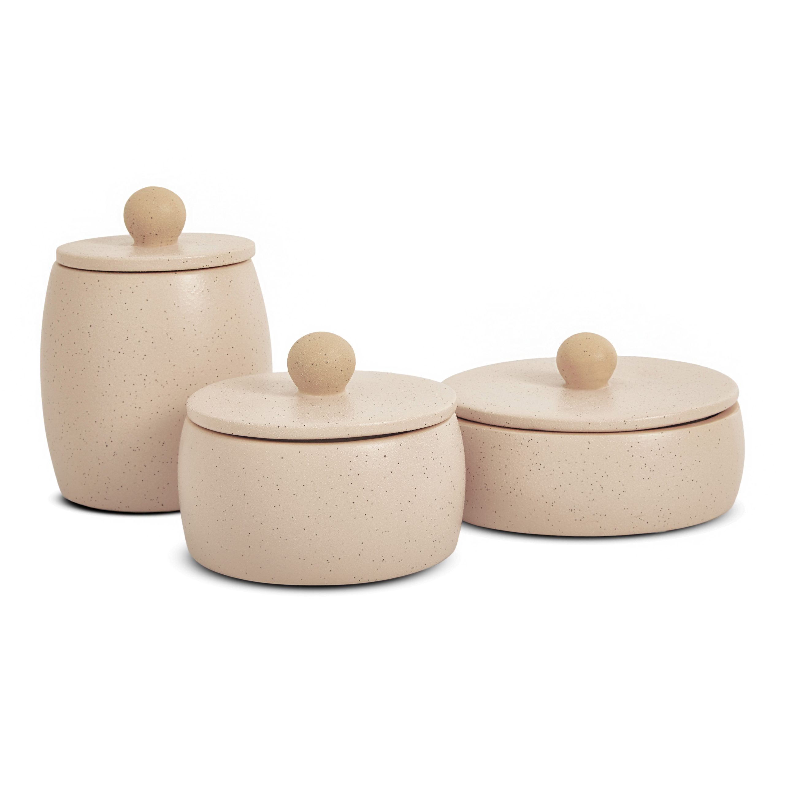 Trio Pote Sue Decorativo em Cerâmica – Five Senses Home